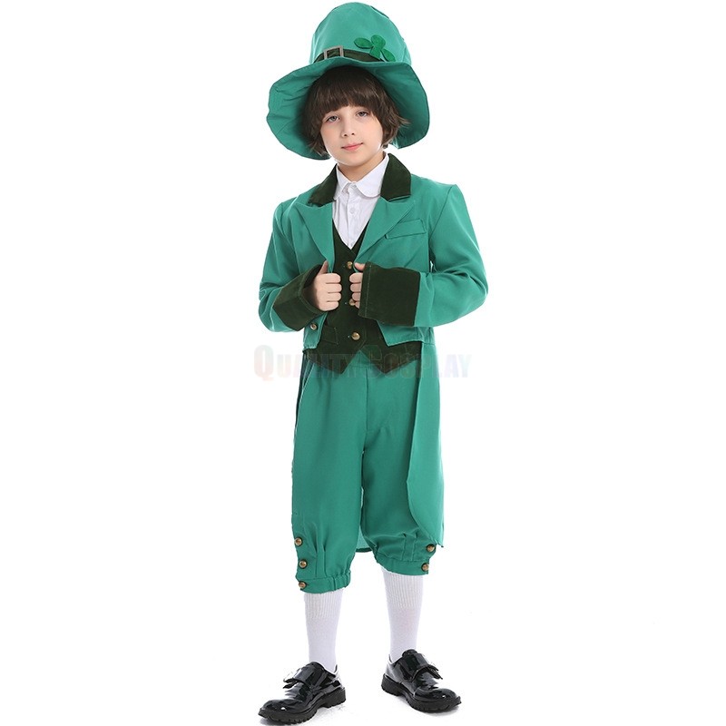 St Patrick's Day Irish Boy's Irish Goblin Dwarf Halloween Cosplay ...