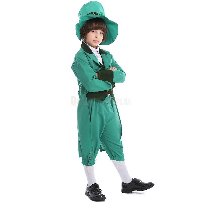 St Patrick's Day Irish Boy's Irish Goblin Dwarf Halloween Cosplay ...