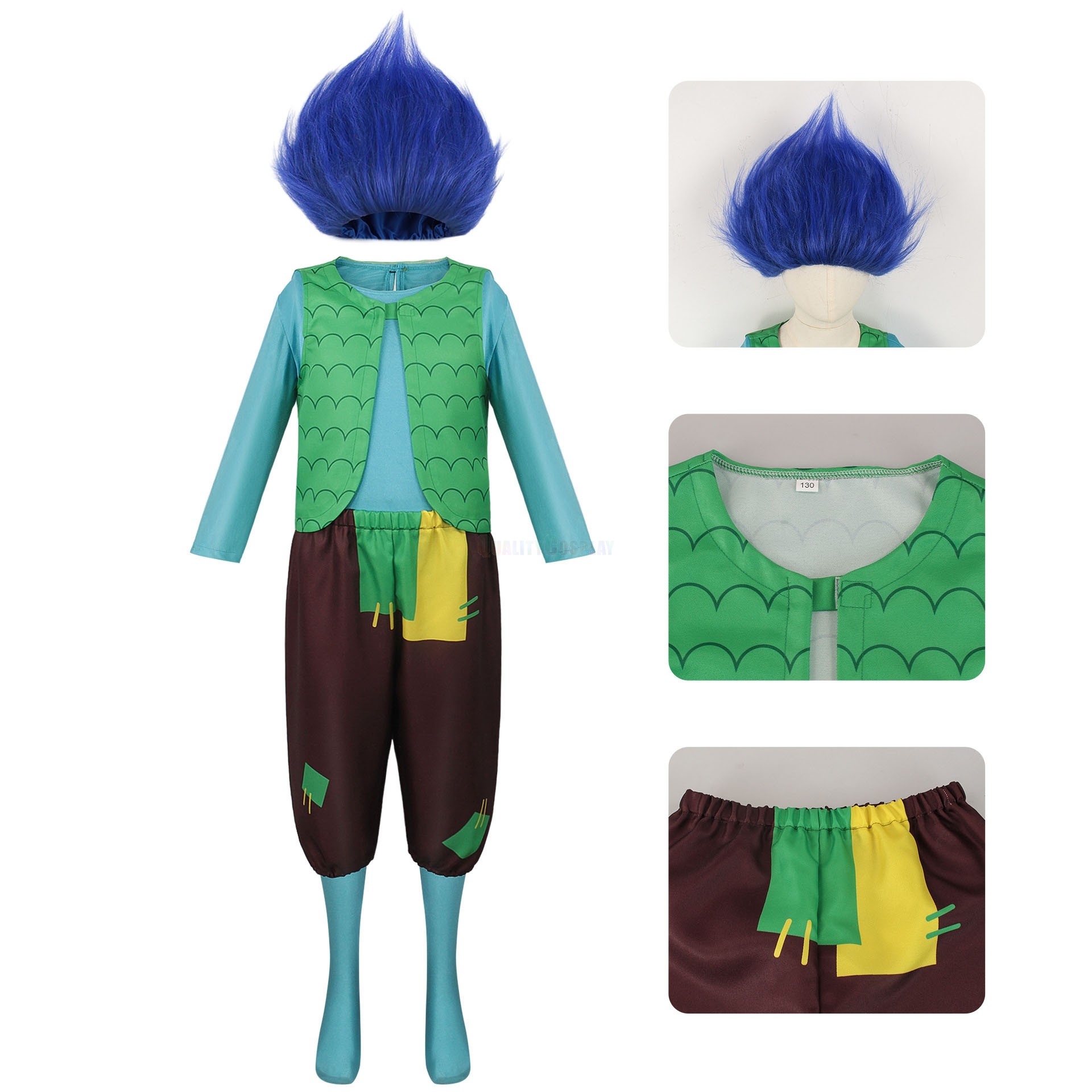 Halloween Family Costume Trolls Branch Cosplay Costume - HQCOSPLAY