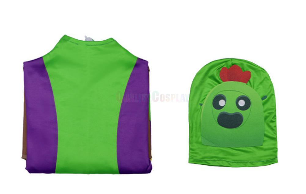 Brawl Stars Spike Onesie Cosplay Halloween Family Costumes - HQCOSPLAY
