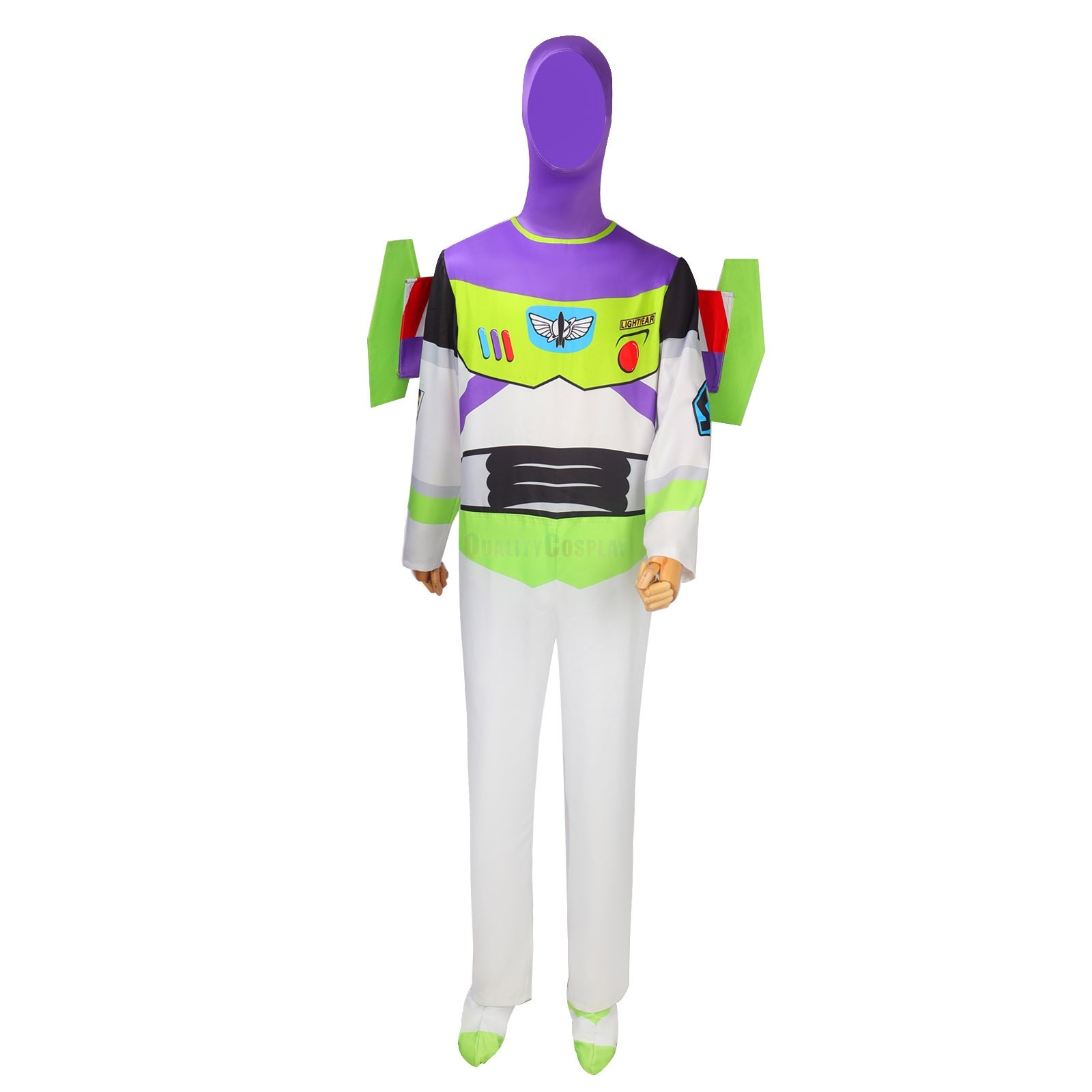 Toy Story Buzz Lightyear Cosplay Costume Halloween Adult Male Costume ...