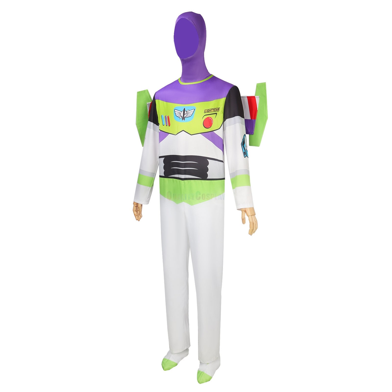 Toy Story Buzz Lightyear Cosplay Costume Halloween Adult Male Costume ...