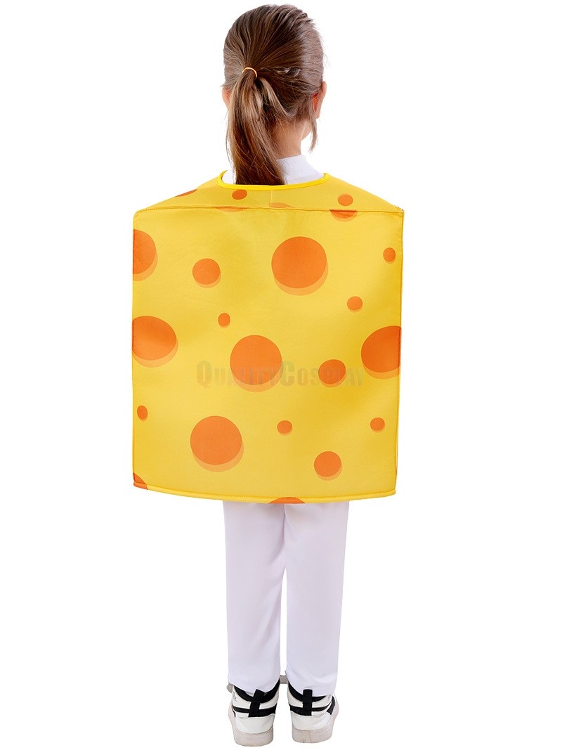 Children's Halloween Food Costume Cheese Cosplay Costume - HQCOSPLAY