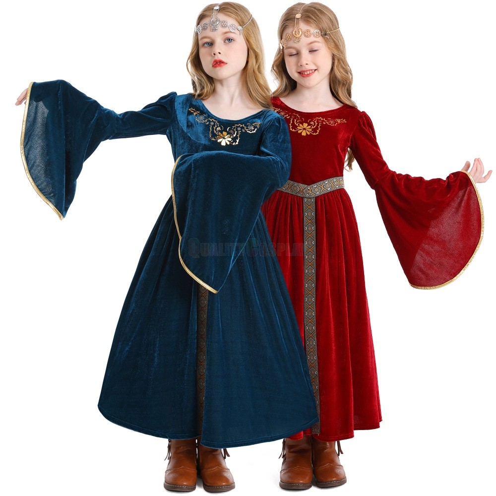 Halloween Carnival Costume Children's European Vintage Court Costume ...