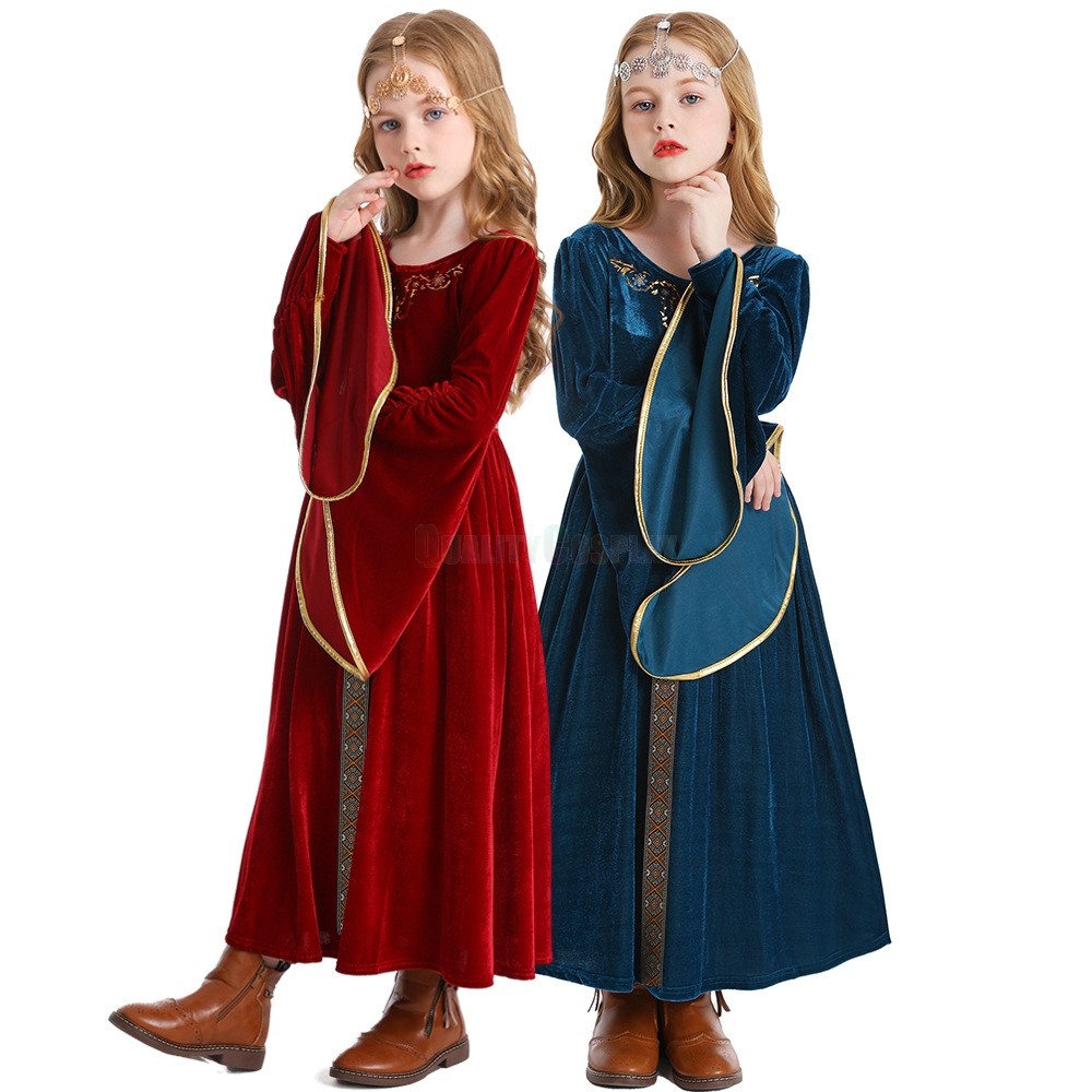 Halloween Carnival Costume Children's European Vintage Court Costume ...