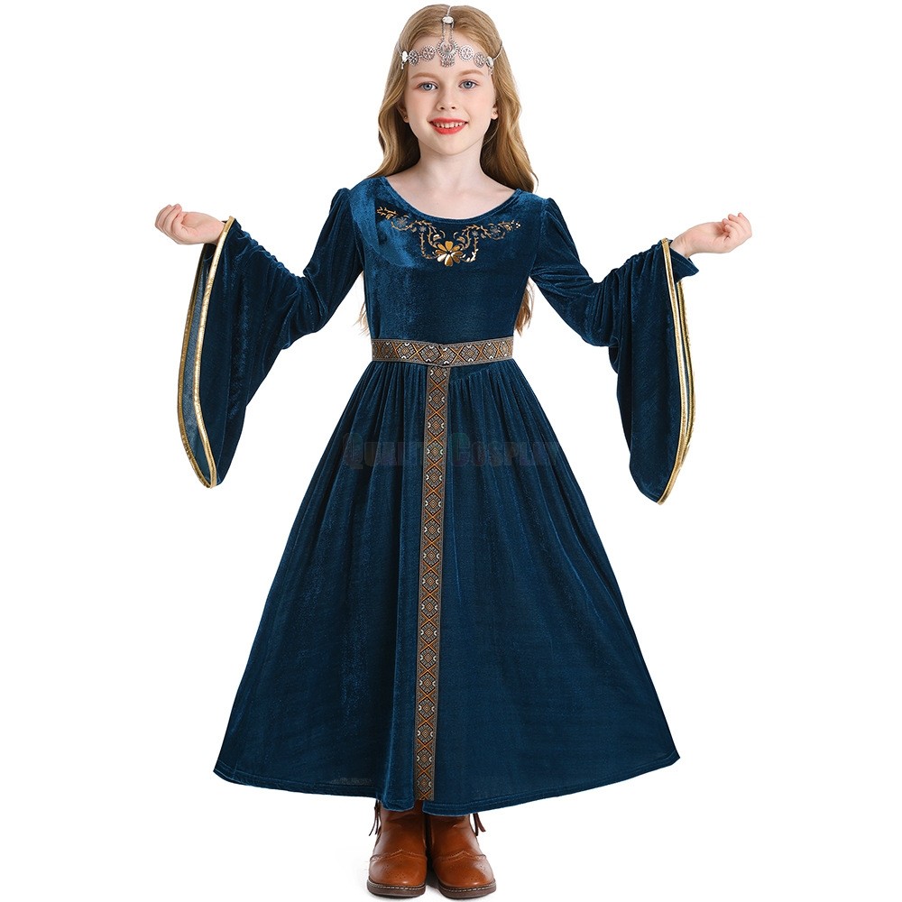 Halloween Carnival Costume Children's European Vintage Court Costume ...