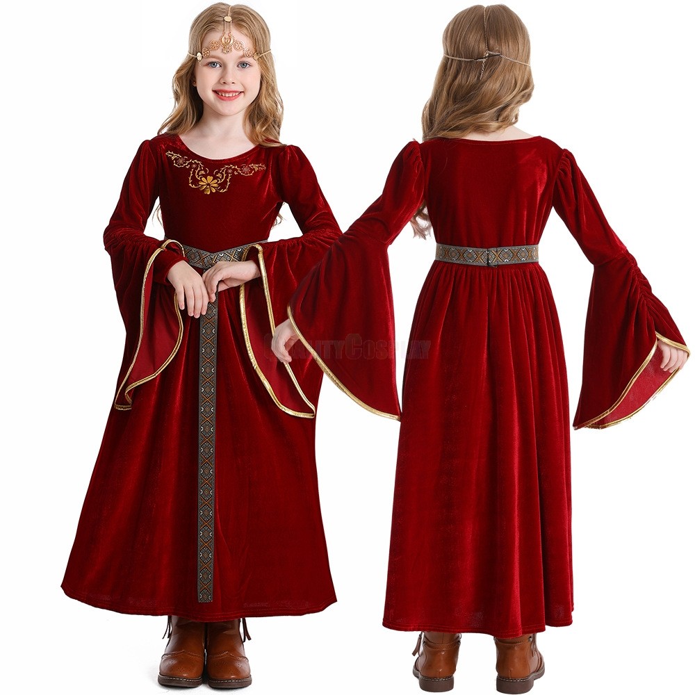 Halloween Carnival Costume Children's European Vintage Court Costume ...