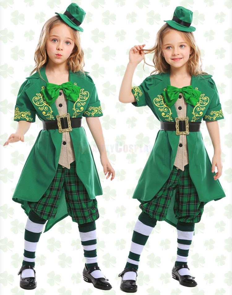 Halloween St Patrick's Day Irish Children's Fairy Cosplay Costume ...