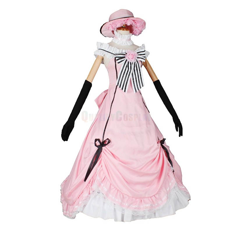 Black Butler Ciel Phantomhive Robin Cosplay Dress - HQCOSPLAY