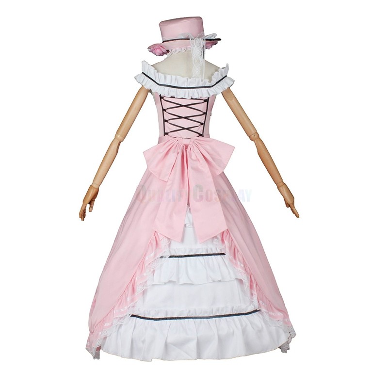 Black Butler Ciel Phantomhive Robin Cosplay Dress - HQCOSPLAY