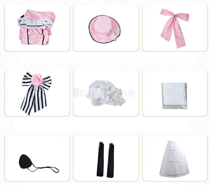 Black Butler Ciel Phantomhive Robin Cosplay Dress - HQCOSPLAY