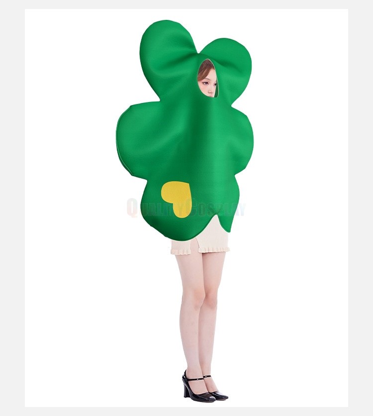 Adult Halloween Irish St. Patrick's shamrock Clover Cosplay Costume ...