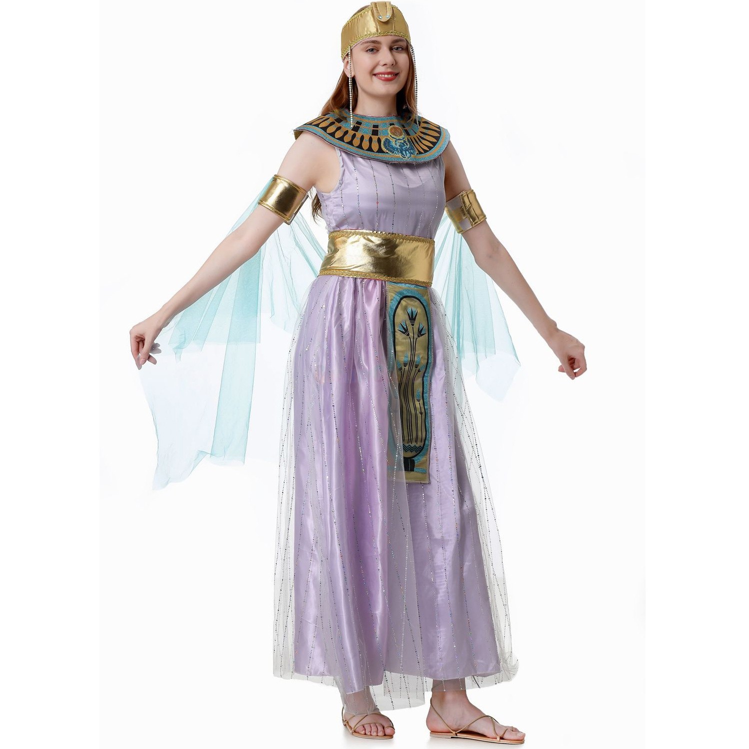 The Ancient Roman Costume Court Greek Goddess Halloween Costume - HQCOSPLAY