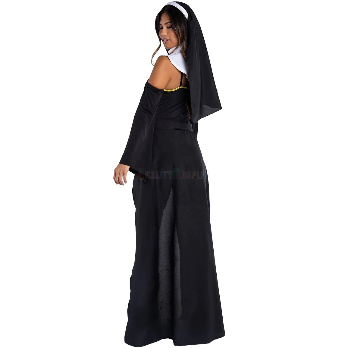Halloween Carnival Cross Nun Costume Maria Cosplay Costume - HQCOSPLAY