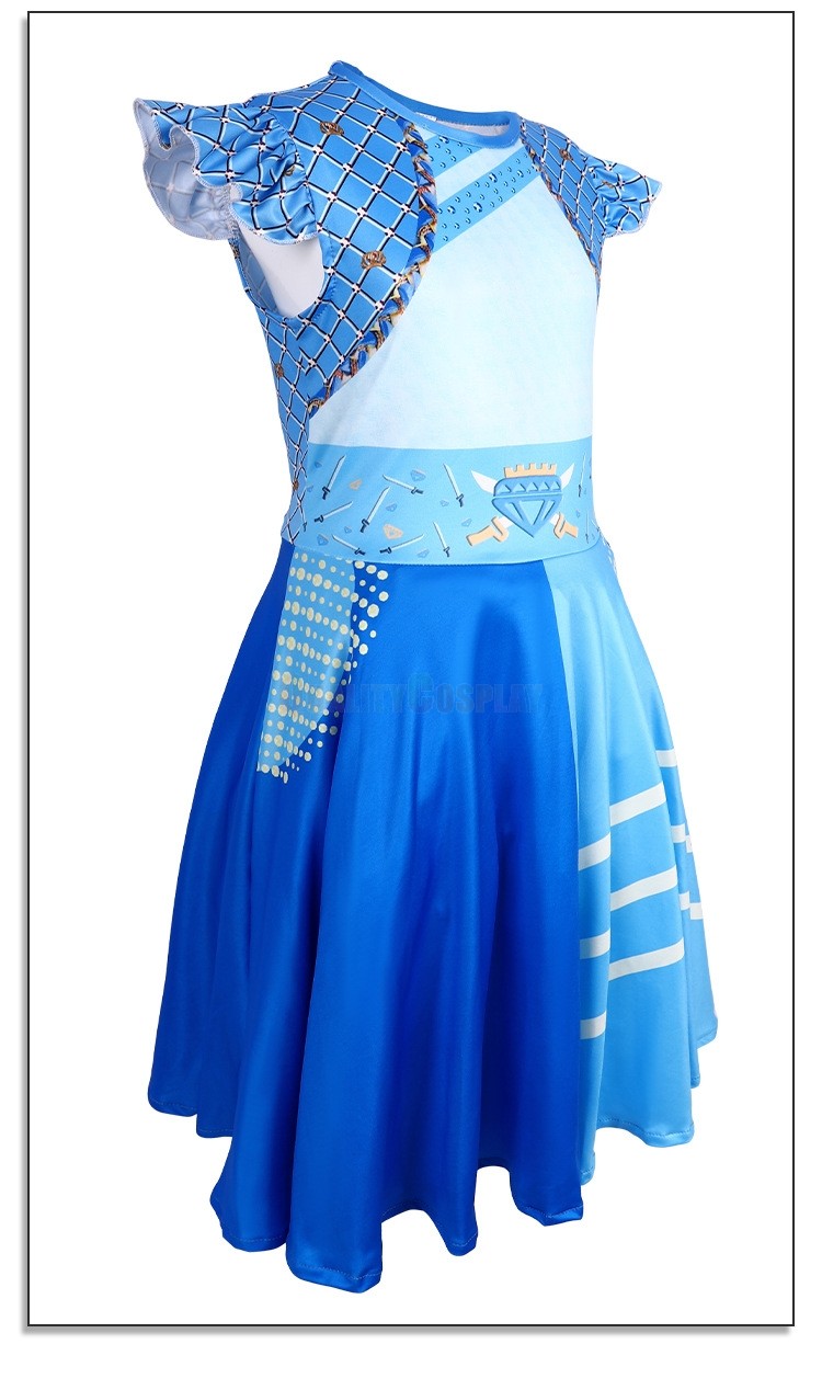 Children's Descendants 4 Little Blue Cosplay Halloween Costume - HQCOSPLAY