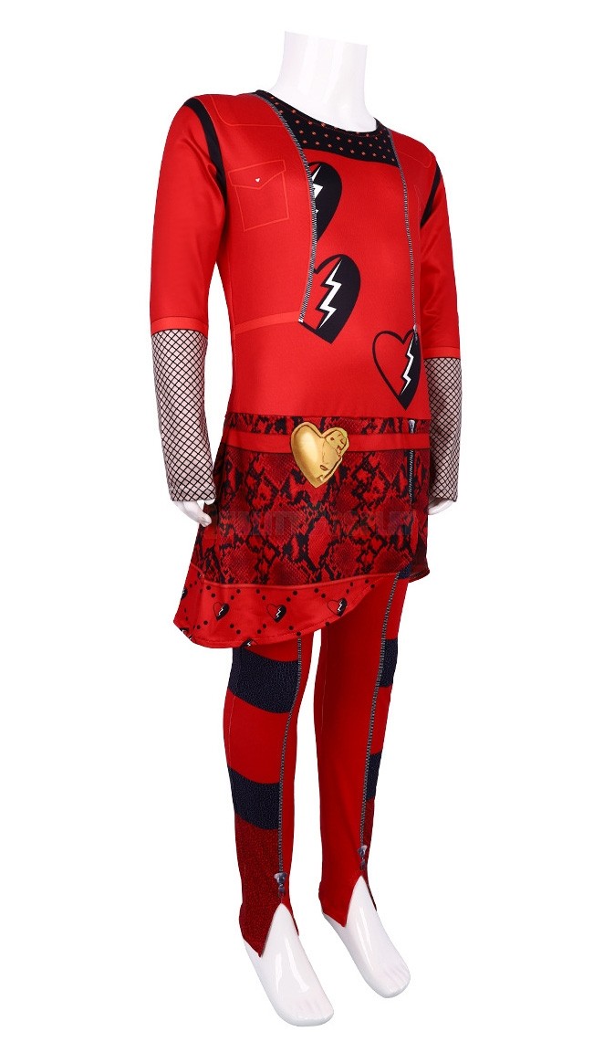 Descendants The Rise of Red Cosplay Jumpsuit For Kids Halloween Costume ...