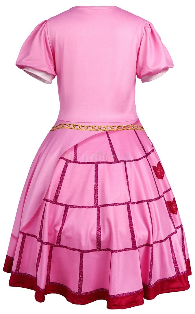 Halloween Children's Descendants 4 Red Queen Cosplay Costume - HQCOSPLAY