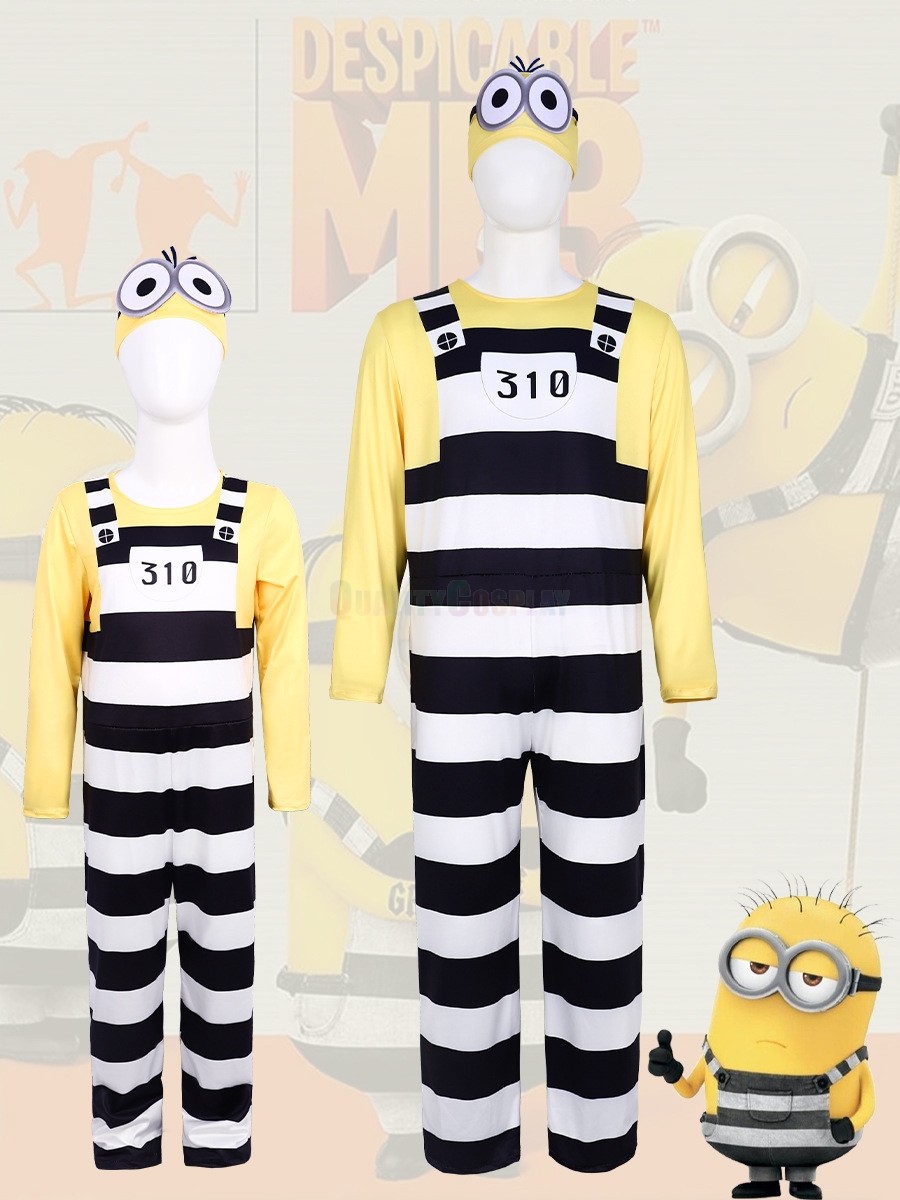 Despicable Me Minions Cosplay Costume Halloween Family Matching Costume ...