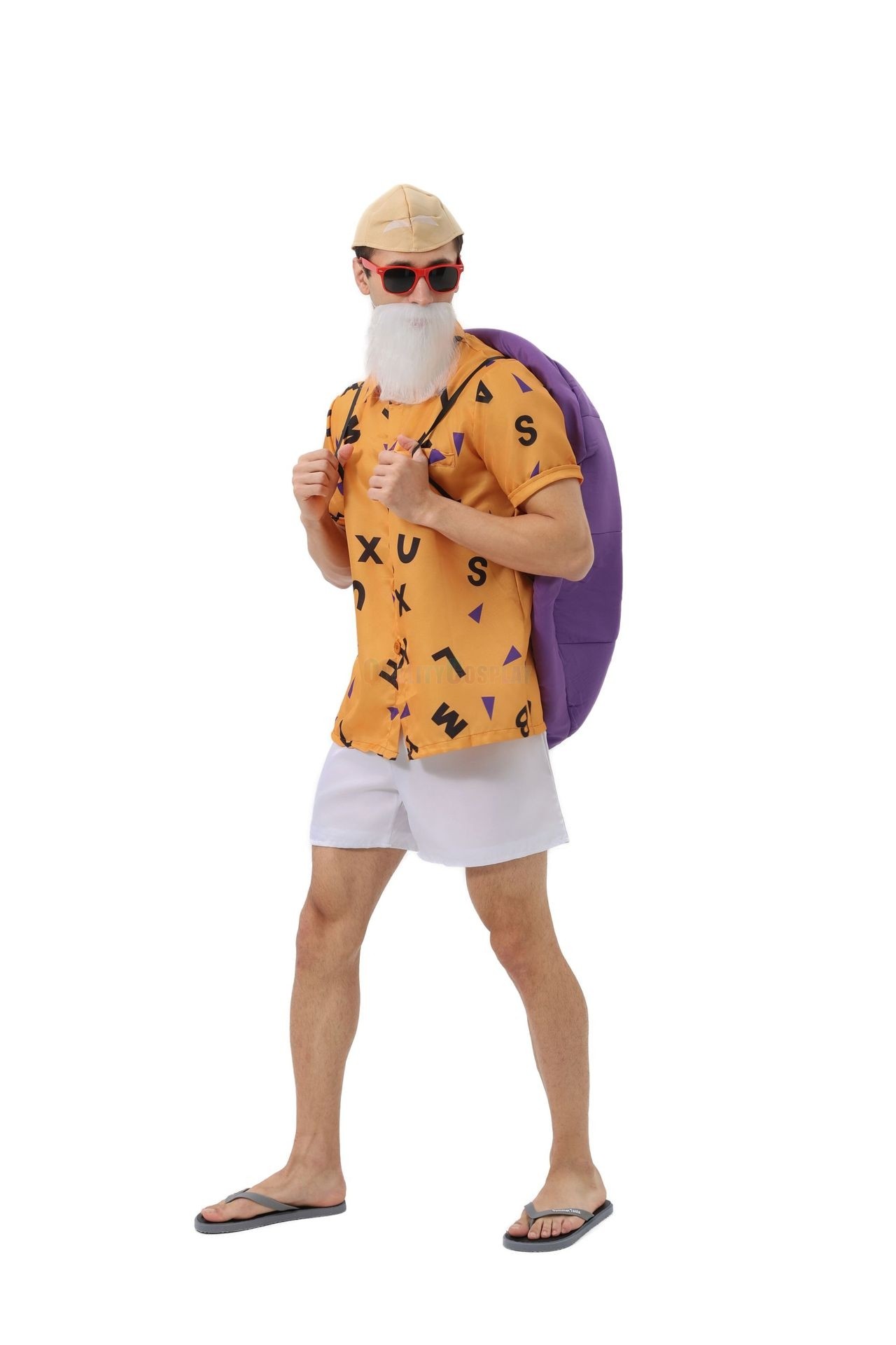 Dragon Ball Master Roshi Cosplay Costume For Adults Halloween - HQCOSPLAY