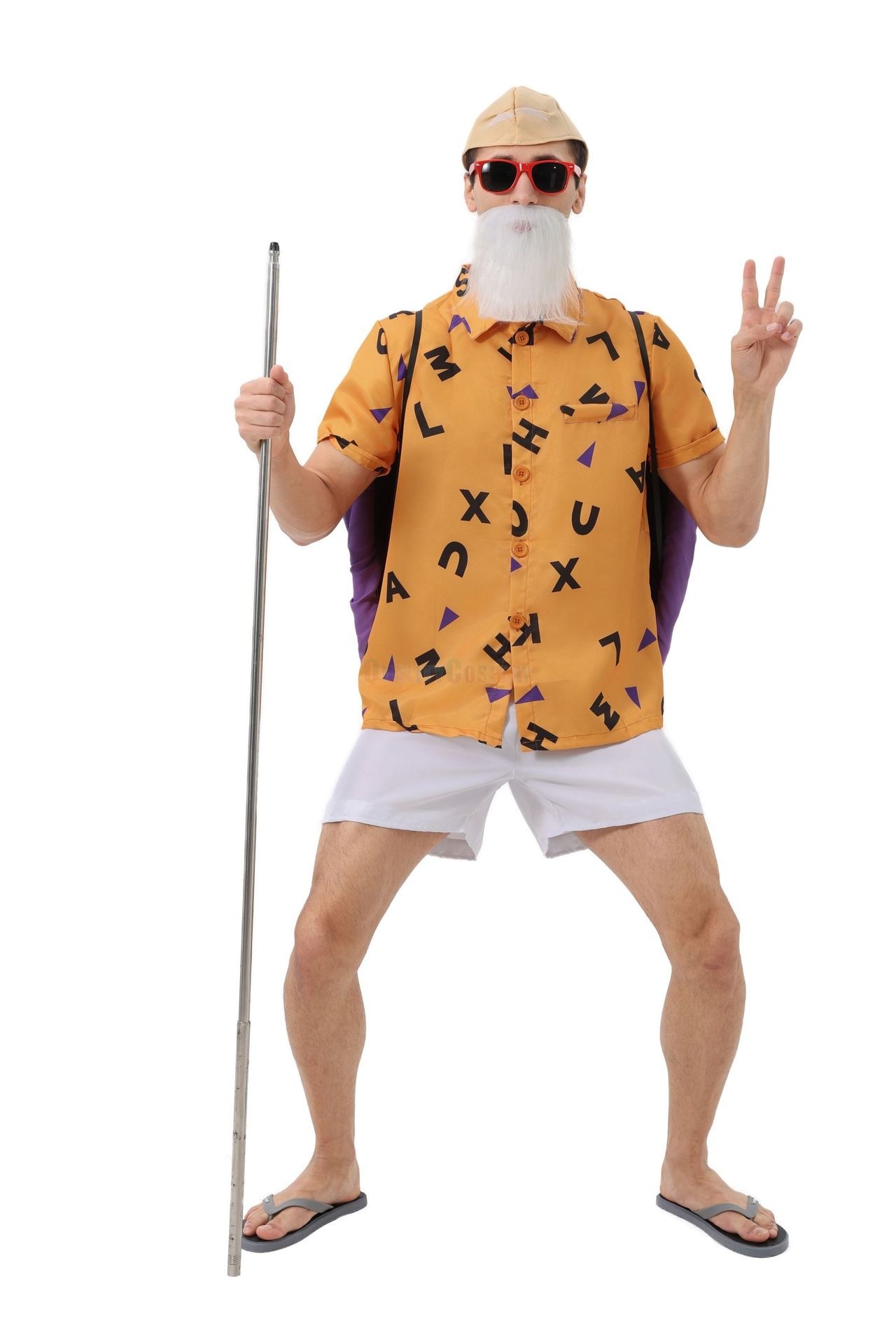 Dragon Ball Master Roshi Cosplay Costume For Adults Halloween - HQCOSPLAY