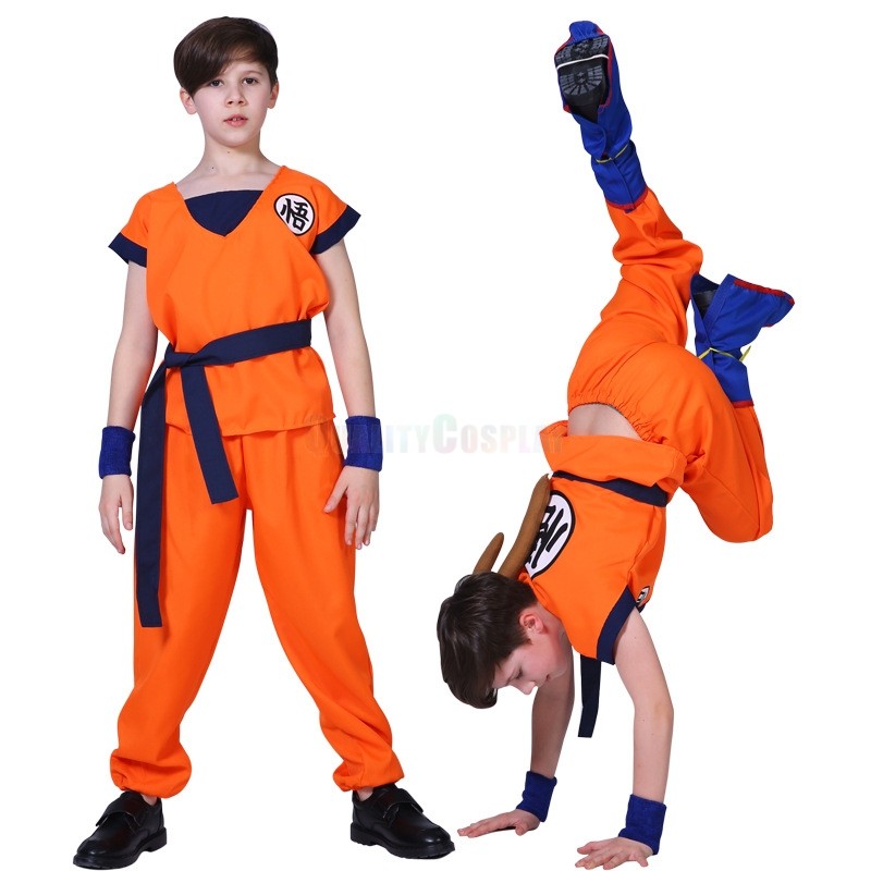 Dragon Ball Son Goku Children's Halloween Cosplay Costume - HQCOSPLAY