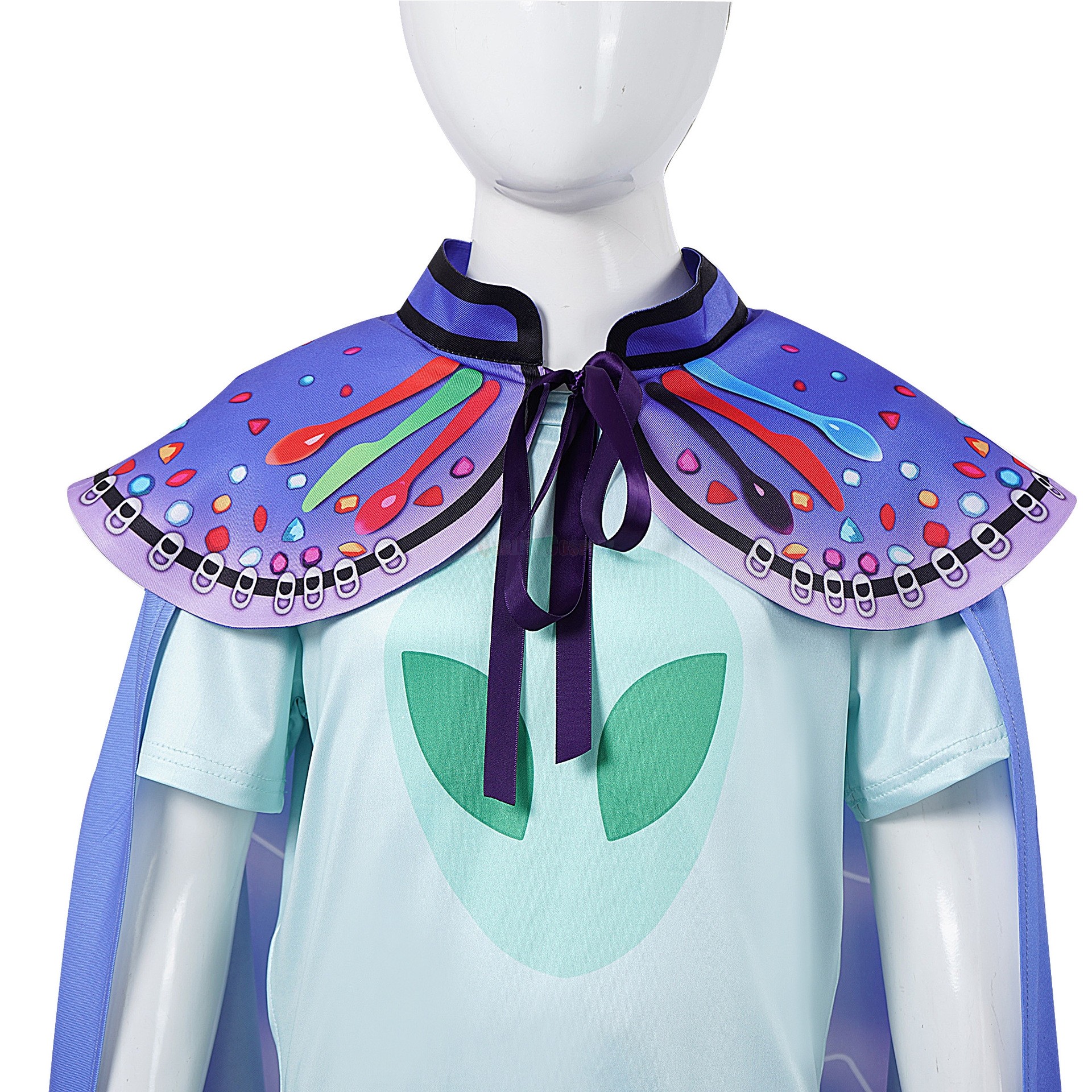 Halloween Parent-child Cosplay Costume Elio Star Suit With Cloak ...