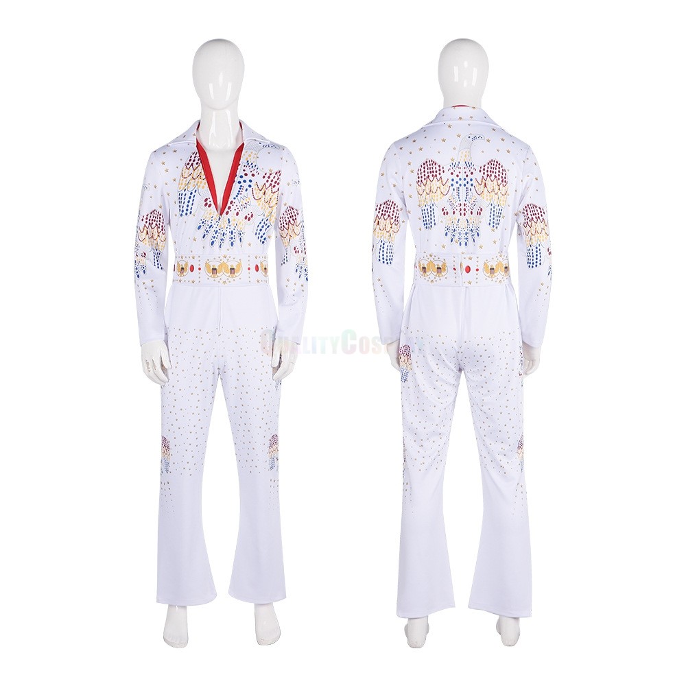 Elvis Presley Cosplay Costume Halloween Family Matching Costume - HQCOSPLAY