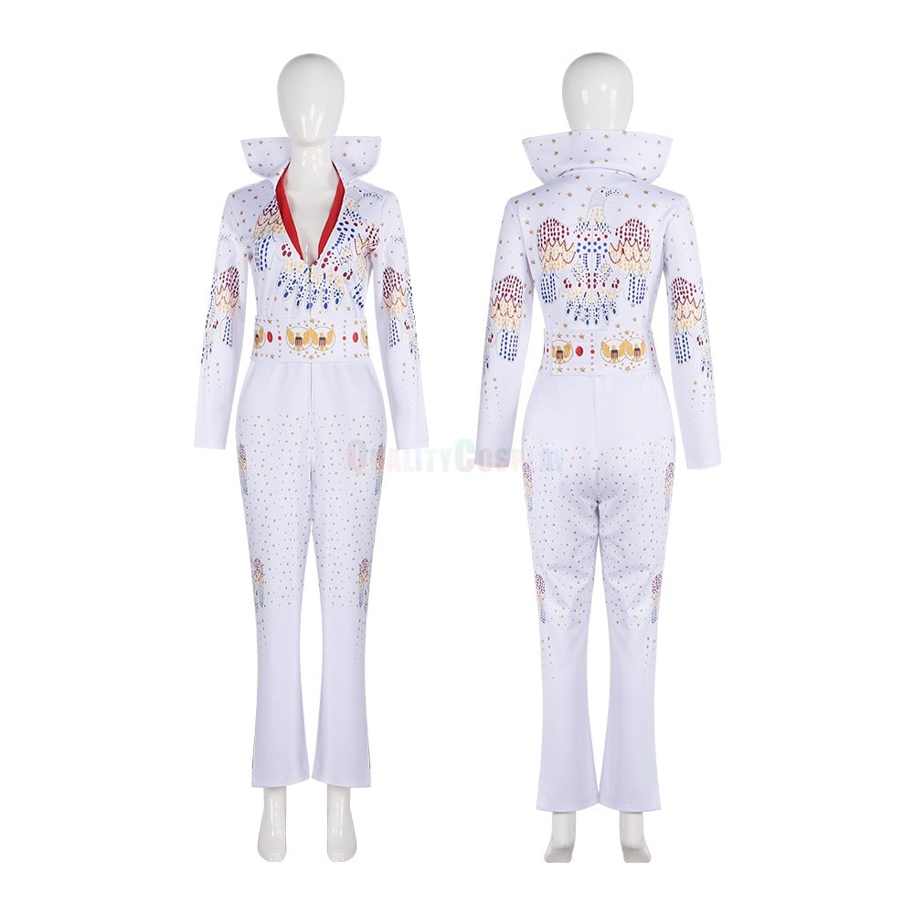 Elvis Presley Cosplay Costume Halloween Family Matching Costume - HQCOSPLAY
