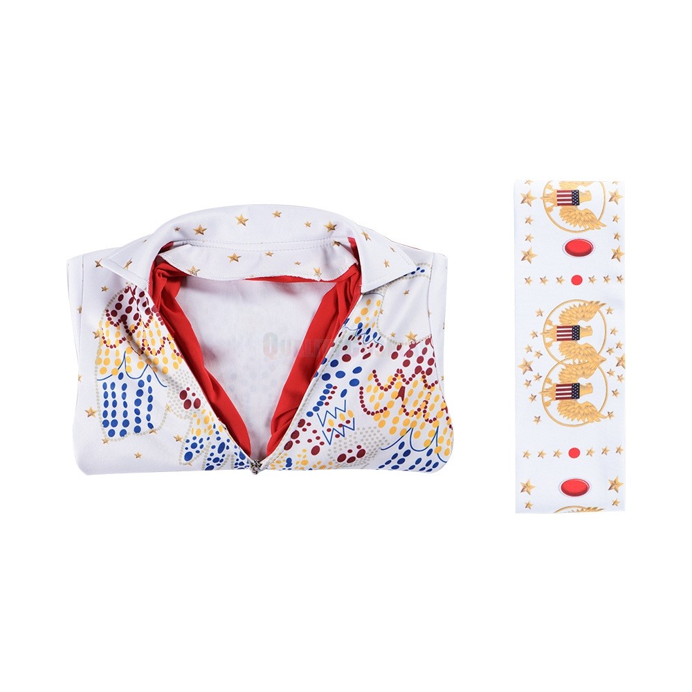 Elvis Presley Cosplay Costume Halloween Family Matching Costume - HQCOSPLAY