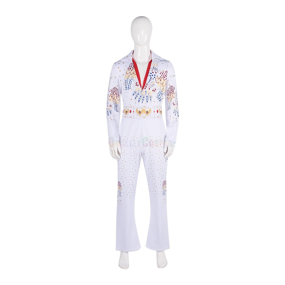 Elvis Presley Cosplay Costume Halloween Family Matching Costume - HQCOSPLAY