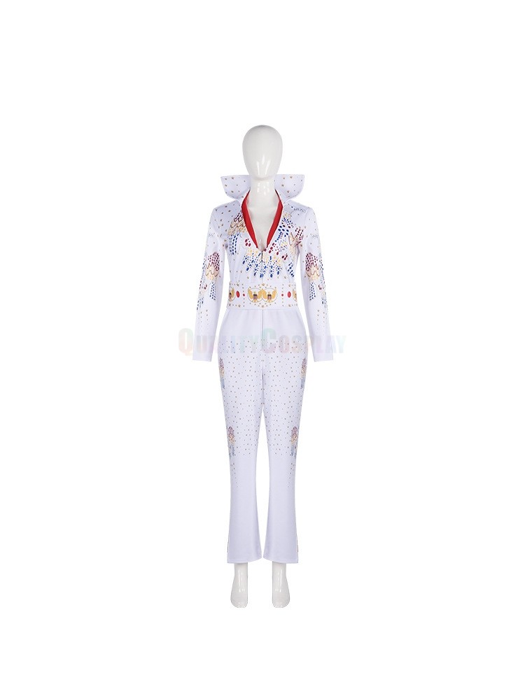 Elvis Presley Cosplay Costume Halloween Family Matching Costume - HQCOSPLAY