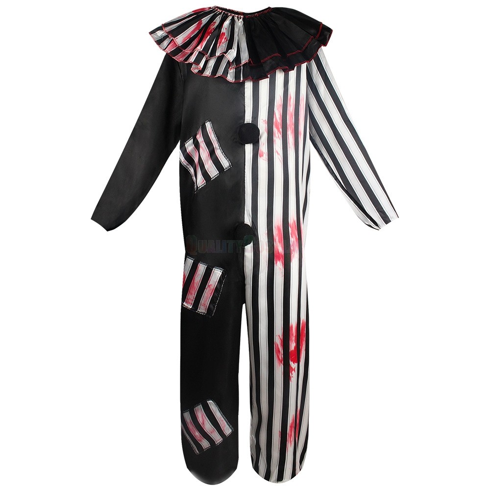 Halloween Evil Bloodstain Clown Cosplay Costume For Adult - HQCOSPLAY
