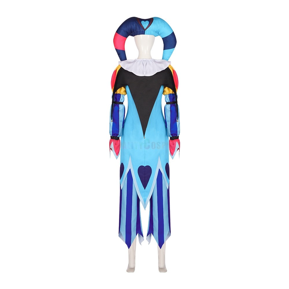 Hazbin Hotel Fizzarolli Clown Suit Adult Halloween Cosplay Costumes ...