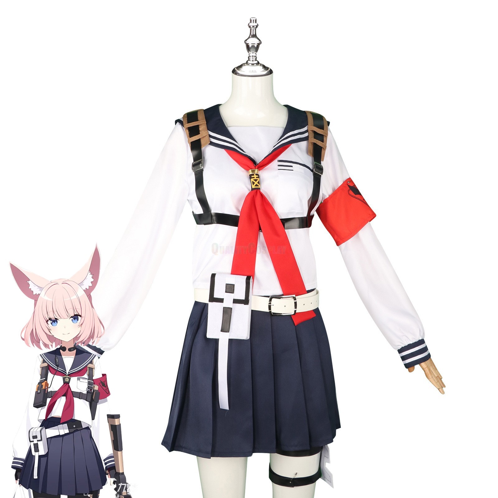 Blue Archive Fox Platoon Niko Cosplay Costume - HQCOSPLAY