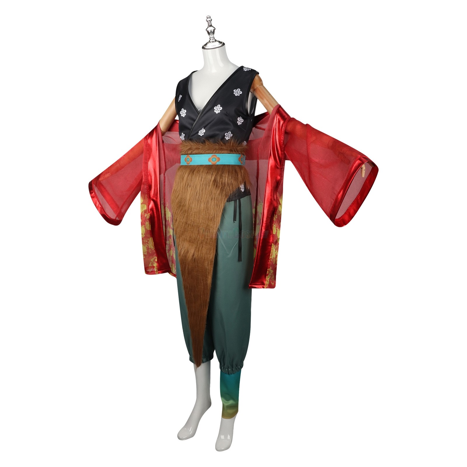 Black Myth: Wukong Fox Spirit Ping Ping Cosplay Costume - HQCOSPLAY