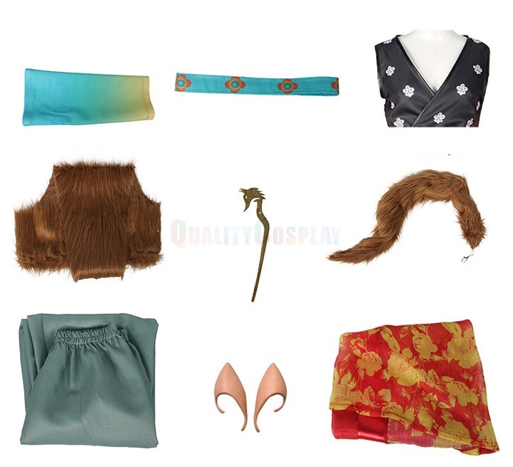 Black Myth: Wukong Fox Spirit Ping Ping Cosplay Costume - HQCOSPLAY