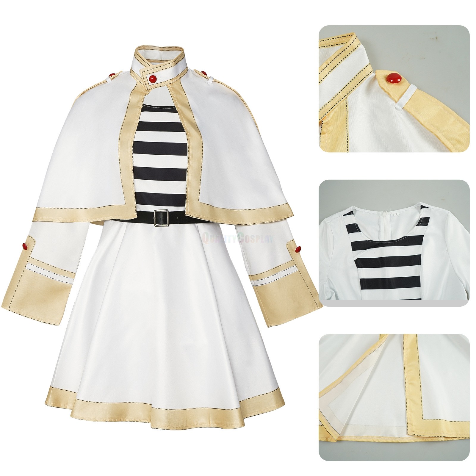 Frieren Short Shawl Style Cosplay Costume - HQCOSPLAY