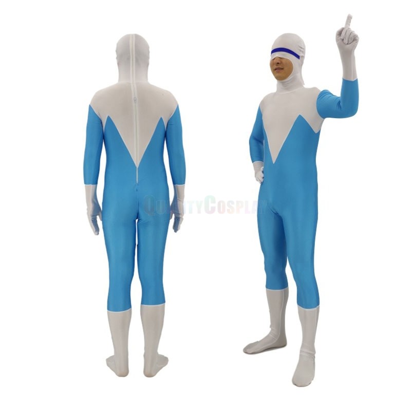 The Incredibles Frozone Cosplay Jumpsuit Halloween Parent-child Costume ...