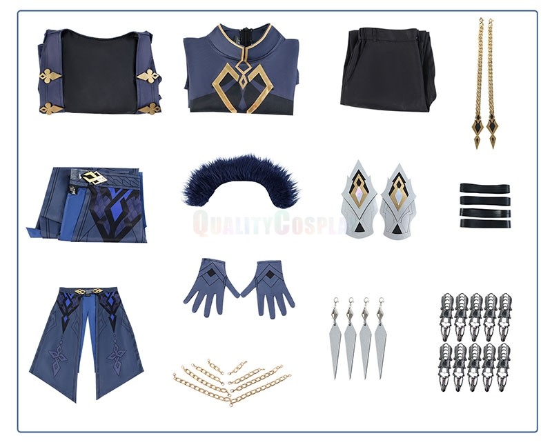Genshin Impact The Captain Capitano Cosplay Costume - HQCOSPLAY