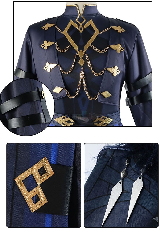 Genshin Impact The Captain Capitano Cosplay Costume - HQCOSPLAY