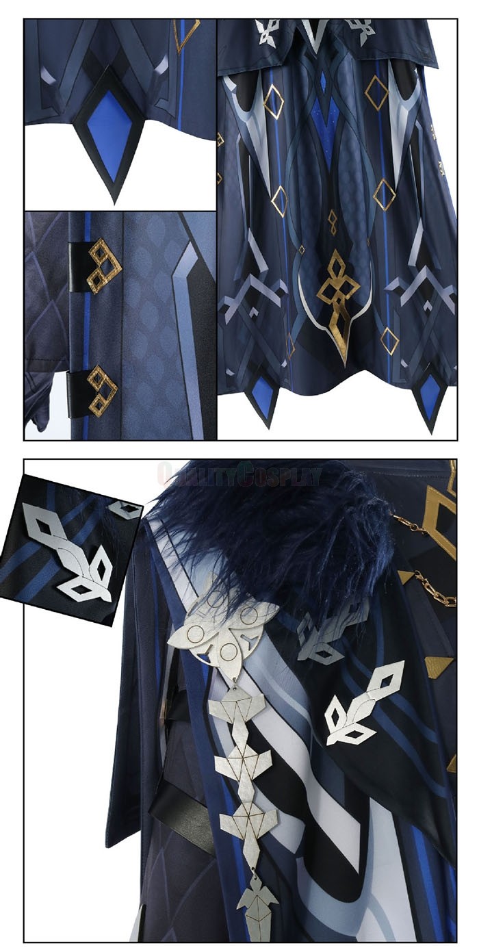 Genshin Impact The Captain Capitano Cosplay Costume - HQCOSPLAY