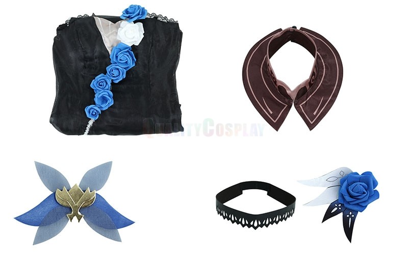 Genshin Impact Eula Concert Dress Cosplay Costume - HQCOSPLAY