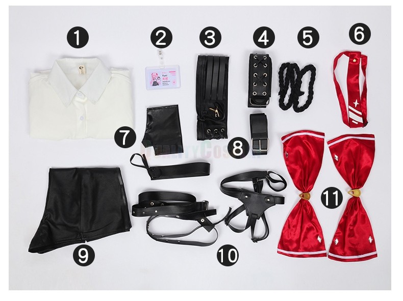 NIKKE Goddess of Victory Yuni Cosplay Costume - HQCOSPLAY