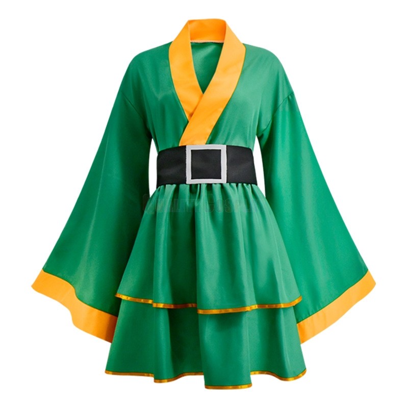 Halloween Cosplay Costume Hunter × Hunter Gon. Freecss Female Kimono ...