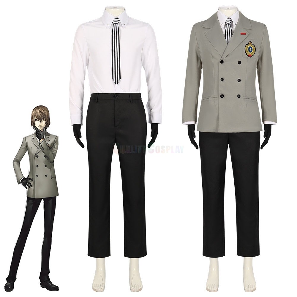 Persona 5 Goro Akechi Cosplay Suit - HQCOSPLAY