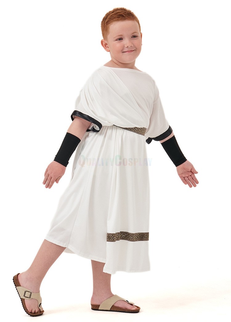Children's Ancient Greek Mythology Toga Halloween Cosplay Costume ...