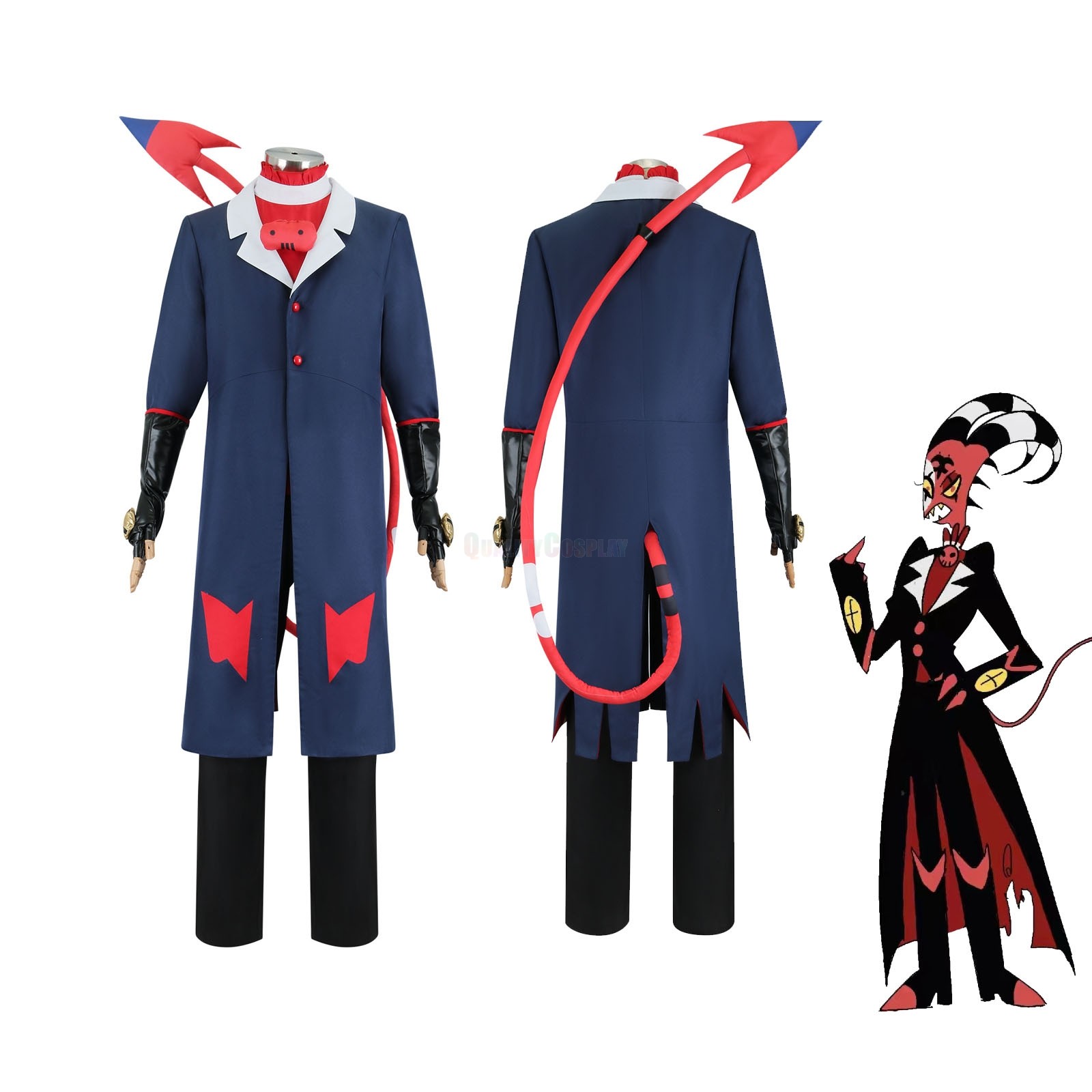 Hazbin Hotel Helluva Boss Blitzo Cosplay For Halloween Costume - HQCOSPLAY