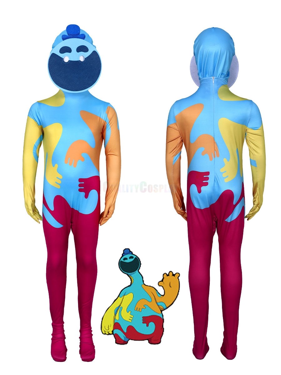 Poppy Playtime Chapter 4 Huggy Wuggy Onesie Family Halloween Cosplay Costume - HQCOSPLAY