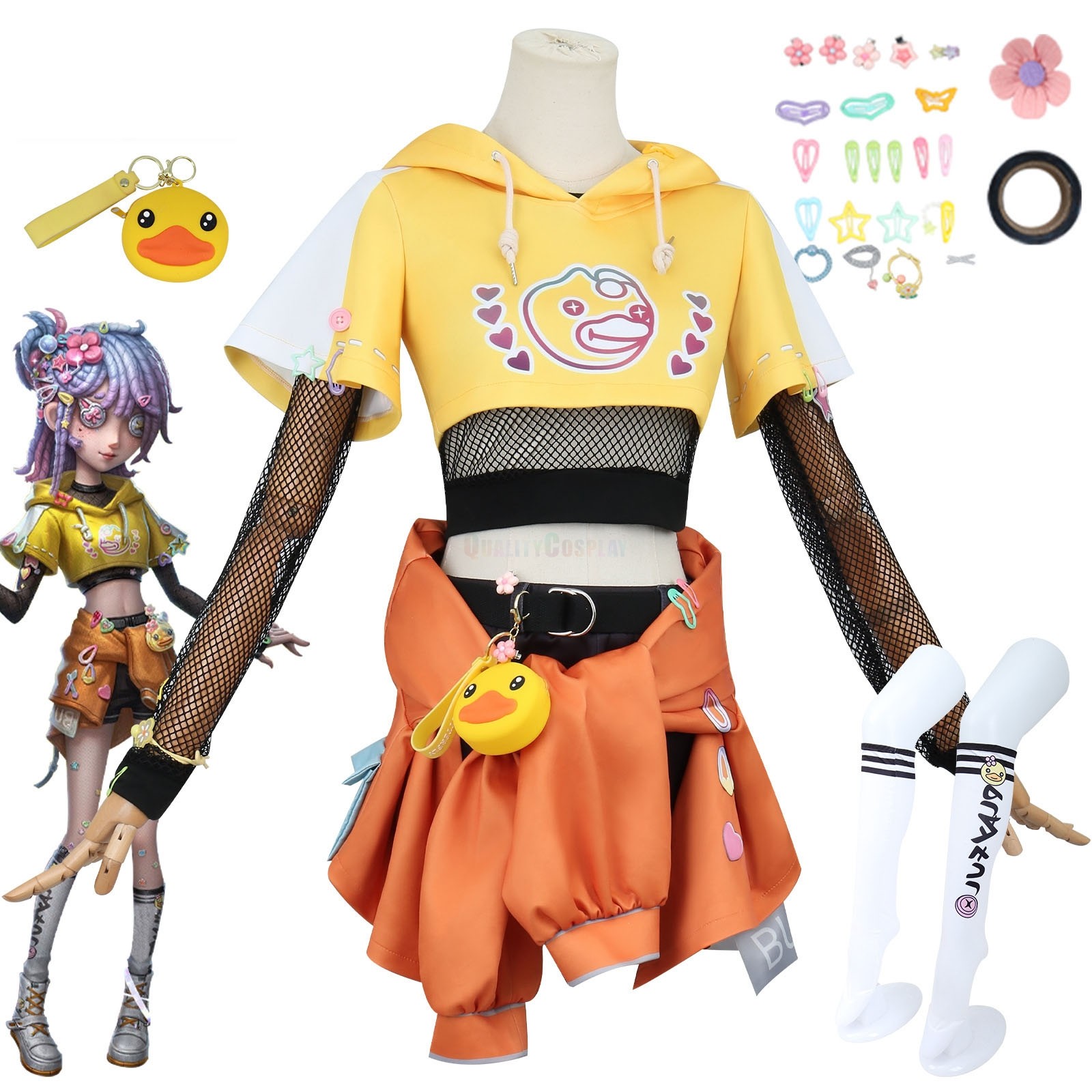 Identity V B.Duck Perfumer Vera Nair Cosplay Costume - HQCOSPLAY