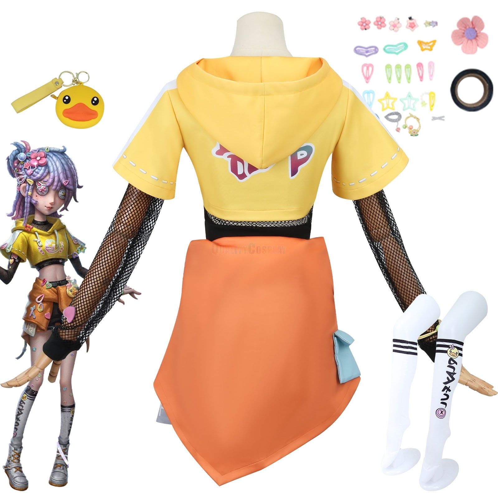 Identity V B.Duck Perfumer Vera Nair Cosplay Costume - HQCOSPLAY